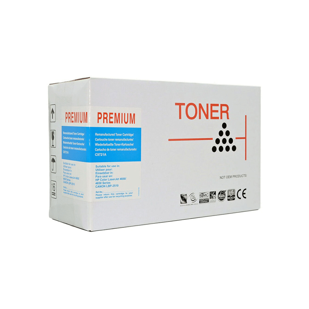Remanufactured HP C9721A Cyan Toner Cartridge - GotInk