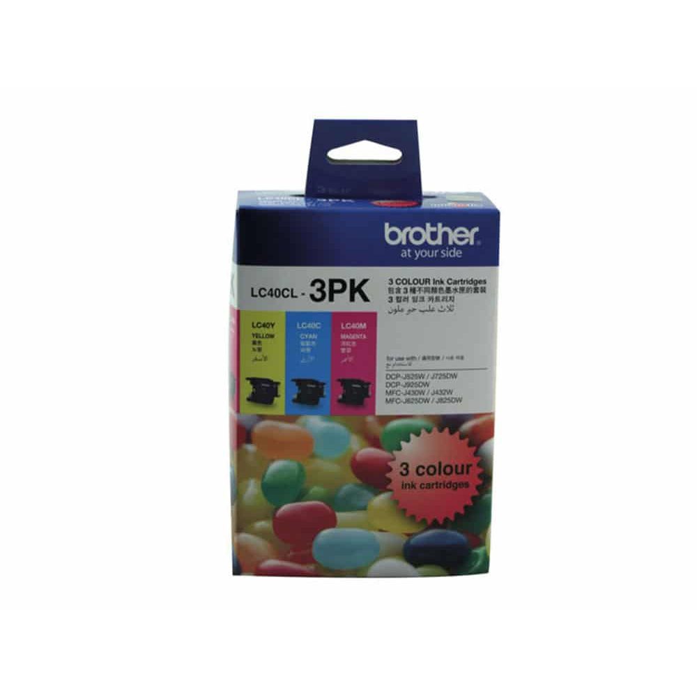 Genuine Brother LC40 CMY Colour Pack - GotInk