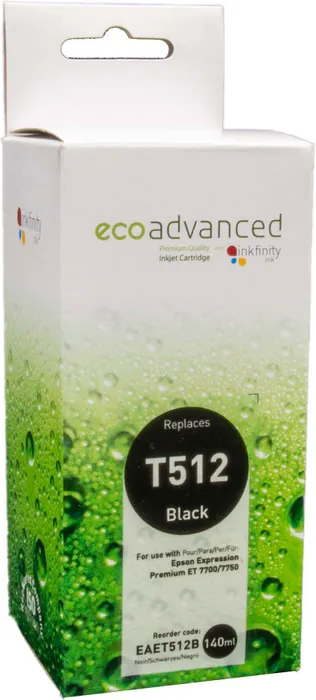 ECO Advanced Epson T512 - Black Ink Bottle - GotInk